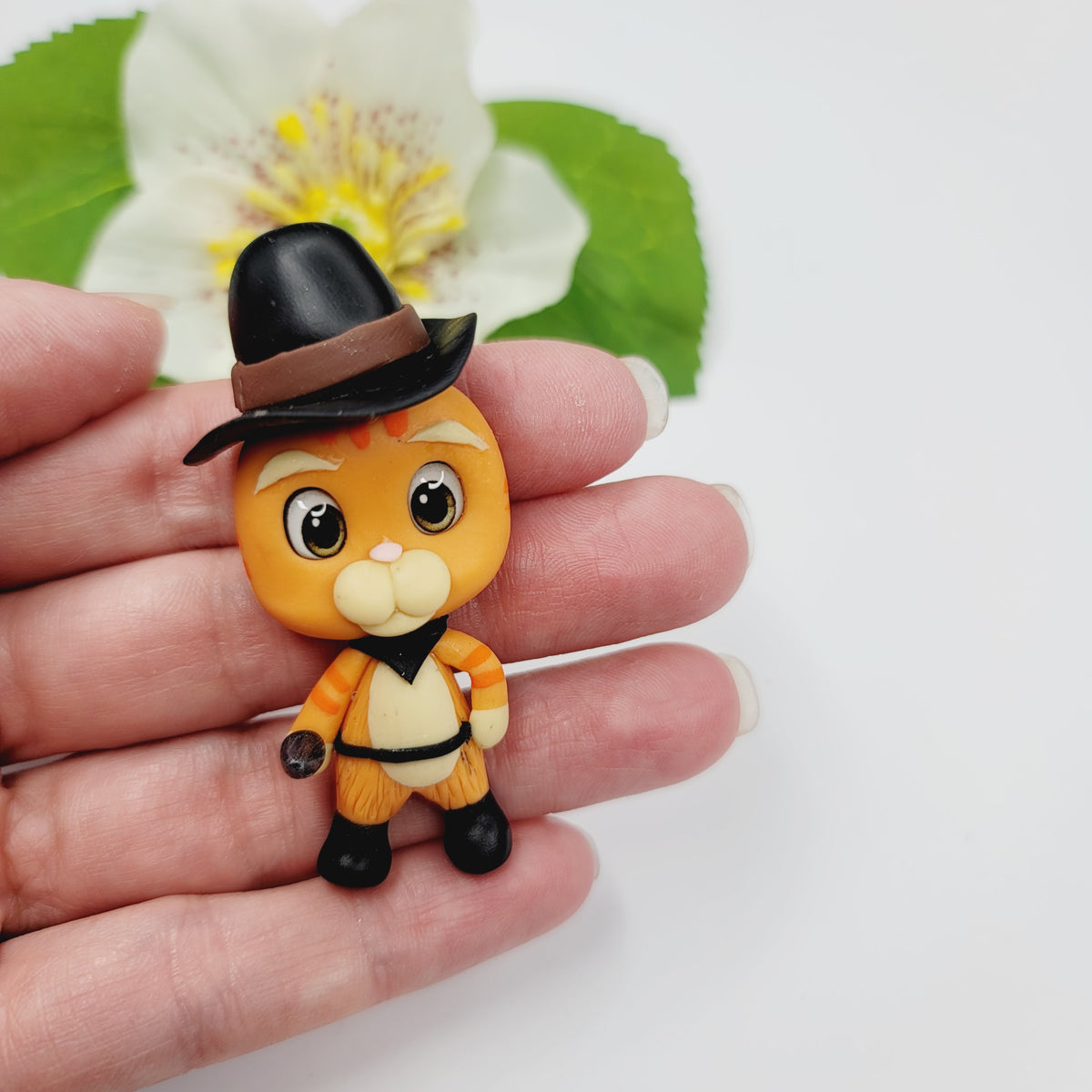 Puss in Boots 2 #475 Clay Doll for Bow-Center, Jewelry Charms, Accesso ...