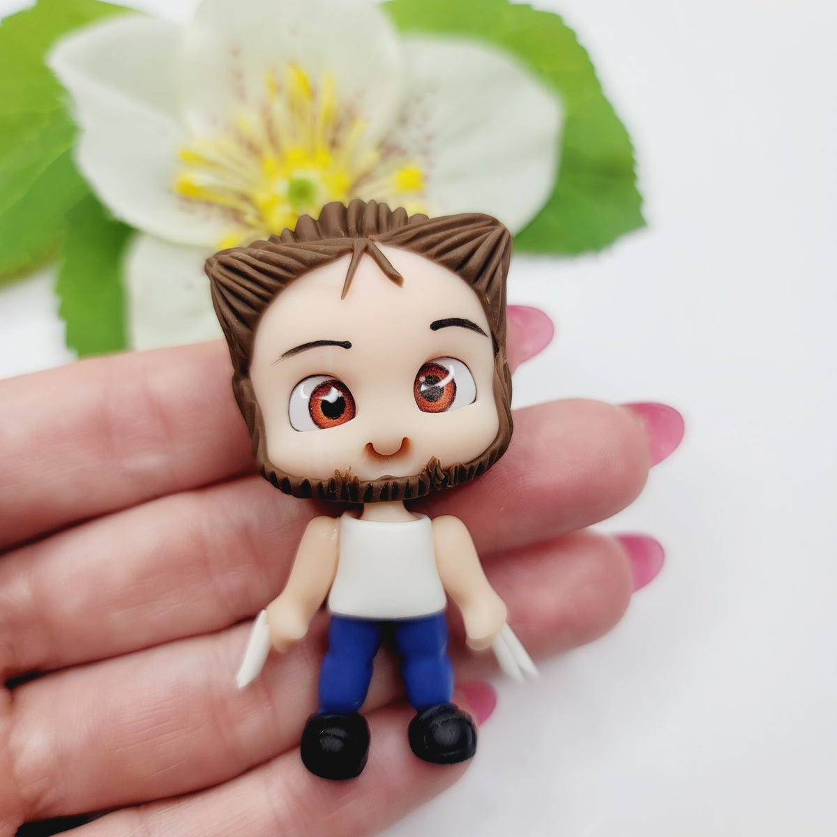 593 Wolverine Clay Doll for Bow-Center, Jewelry Charms, Accessories, a ...