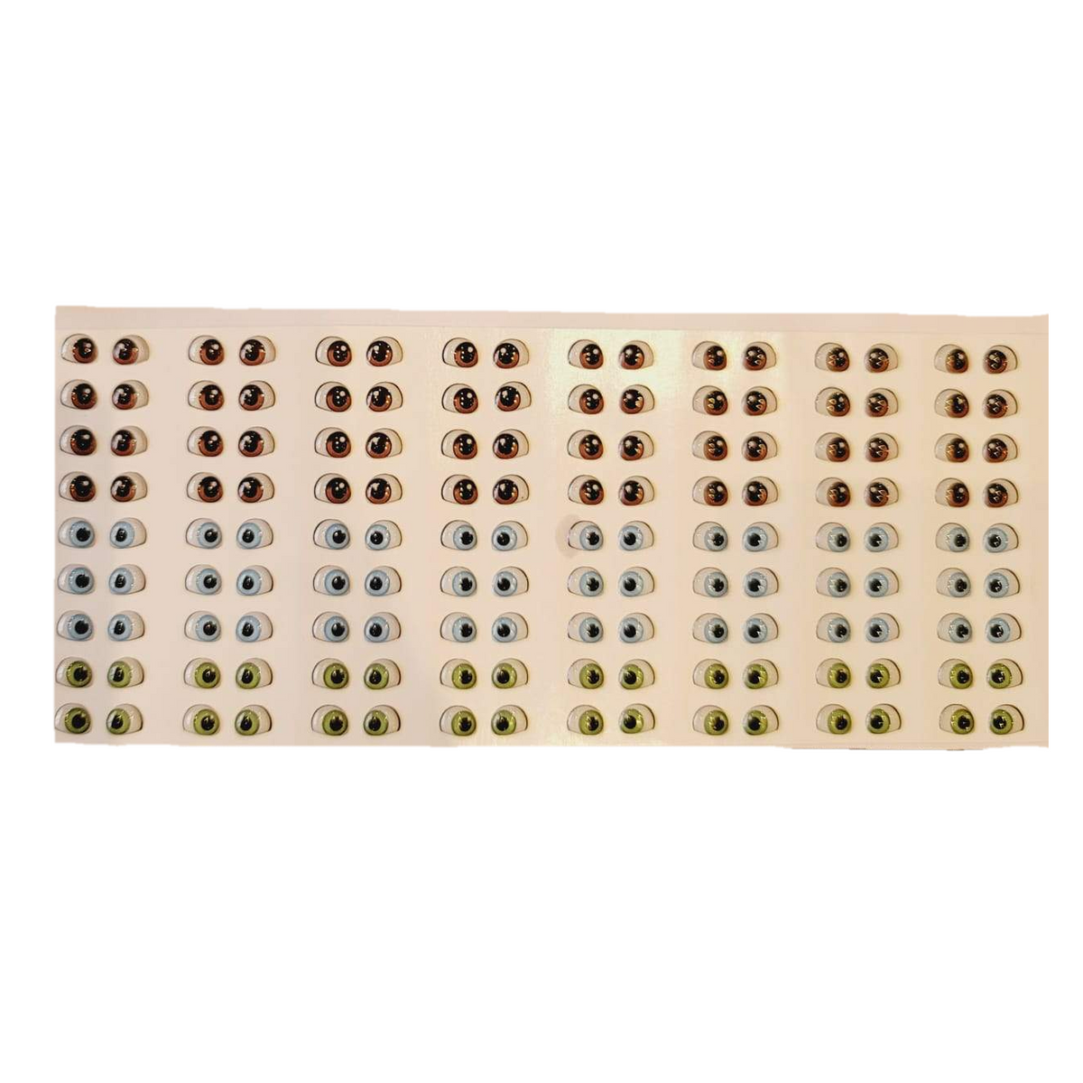 Adhesive Resin Eyes for Clays Multicolor STY R081 (X-SM - PP) 72Pairs ...